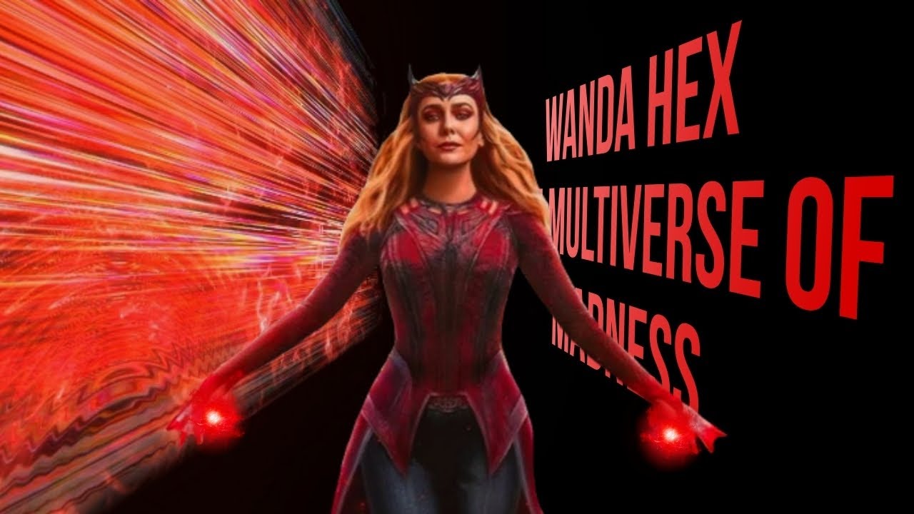 Wanda hex effect from the multiverse of madness|Black screen|With ...