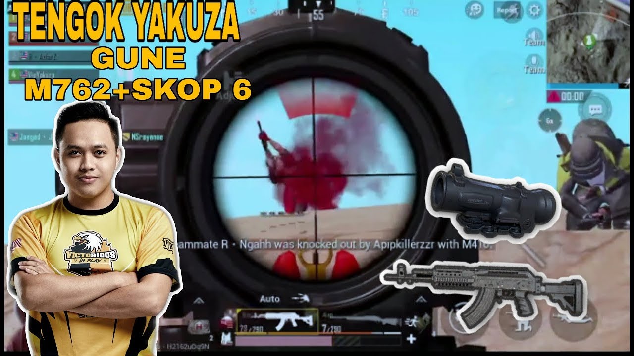 YAKUZA GUNE M762+SKOP 6| EARLY GAME M16A4 AUTO??|MIRAMAR| PUBG MOBILE ...