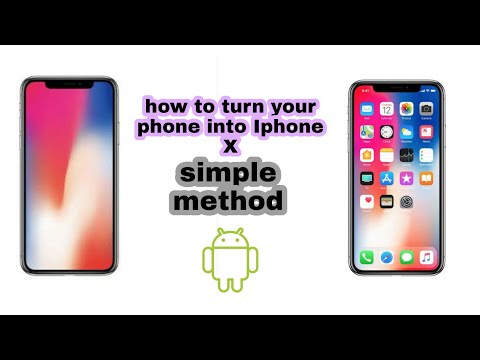 How to make any android device look like iPhone X (preview)