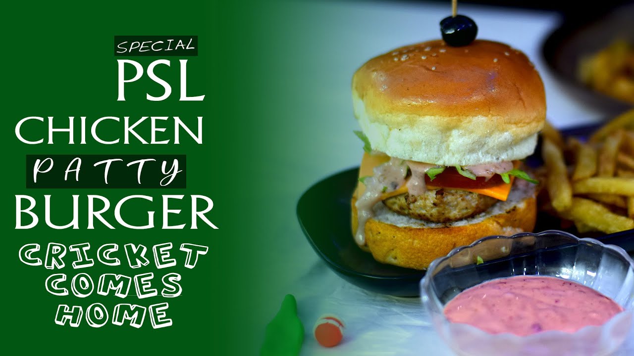 Easy Chicken Patty Burger Recipe | PSL | Nayab's Kitchenette - YouTube