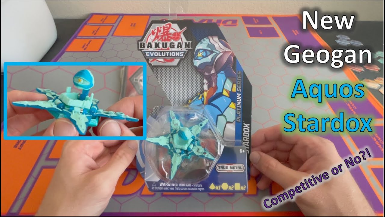 Bakugan Evolutions - Platinum Metal Aquos Stardox Geogan - Worth the ...