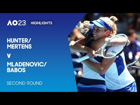 Hunter/Mertens v Mladenovic/Babos Highlights | Australian Open 2023 Second Round