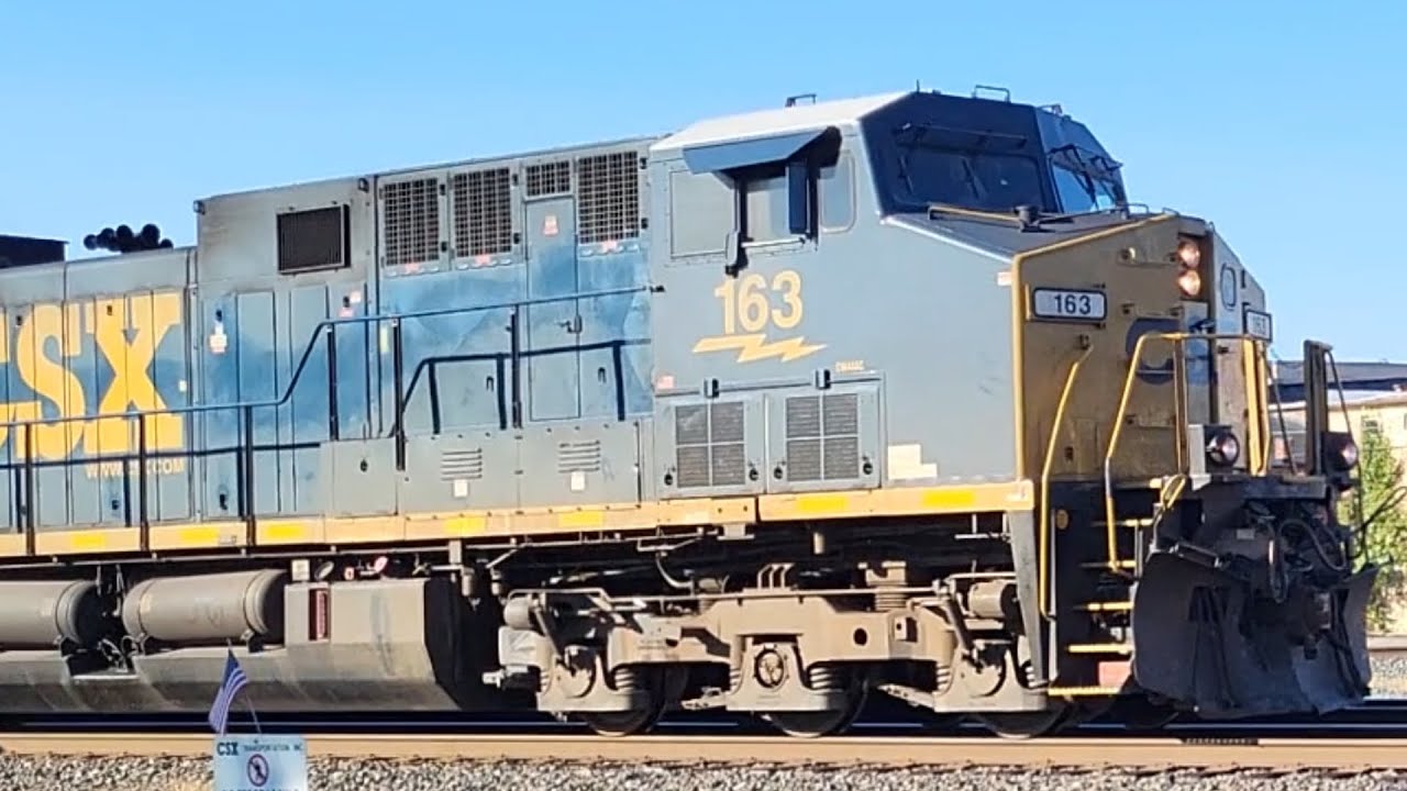 CSX B158 With 163 Leading - YouTube