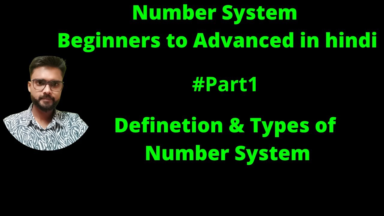 Number system for beginners to advanced part1 || Number System ...