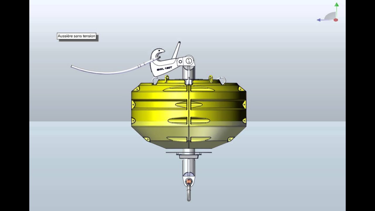 Mobilis AMR 9150 Mooring Buoy Animation - YouTube