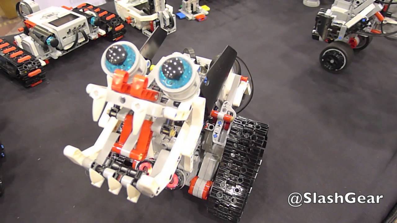 Lego Mindstorms EV3 robot hands-on - YouTube