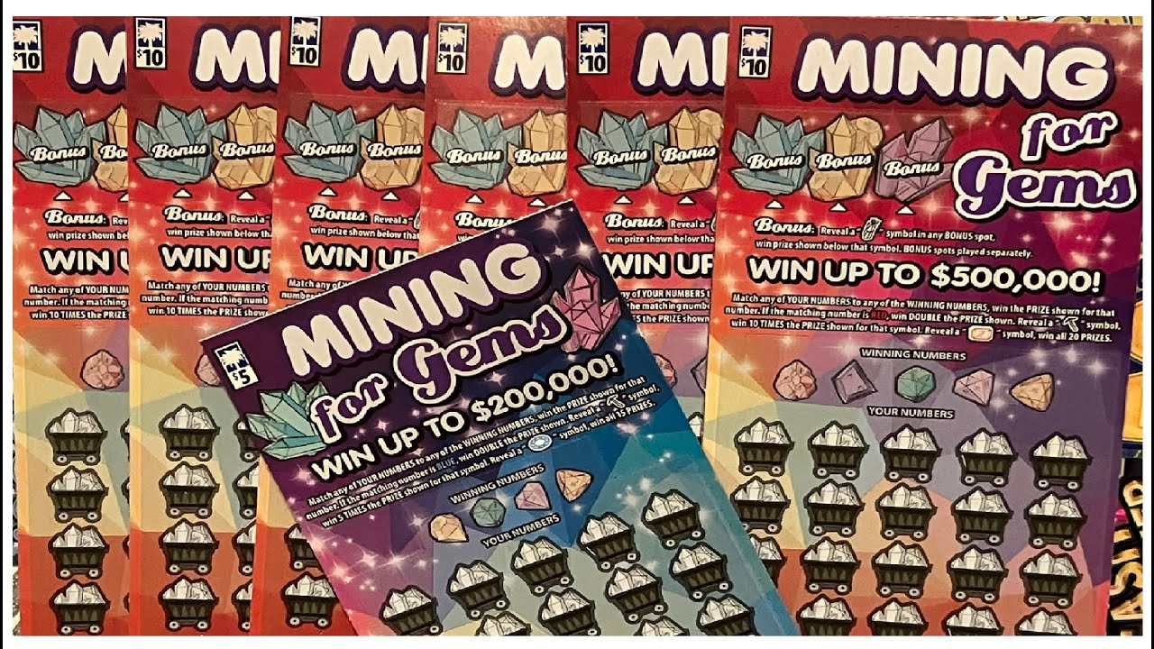 SC $5.00 & $10.00 Mining For Gems Back To Back 🌟🌠Scratch Off Lottery ...