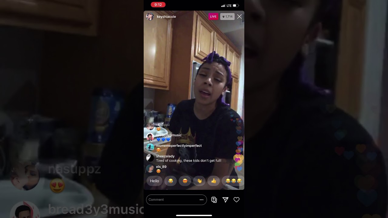 Keyshia Cole singing LOVE on IG Live - YouTube