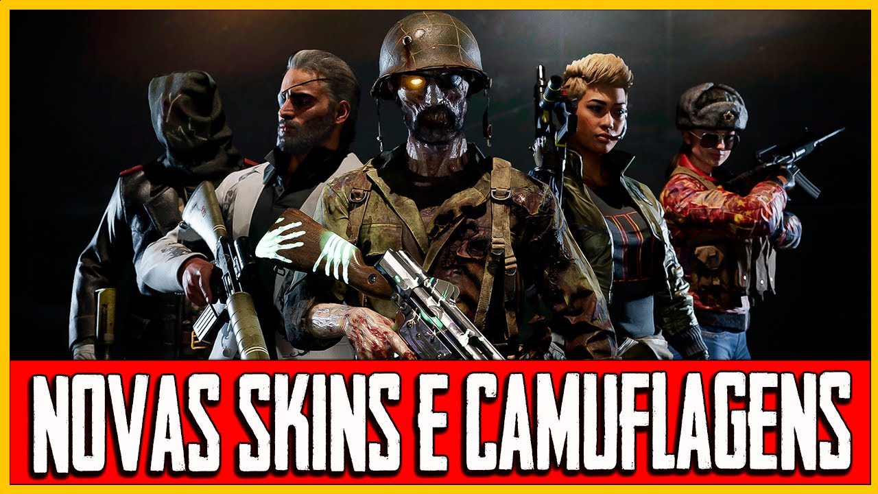 NOVAS SKINS E CAMUFLAGENS COD BLACK OPS 6 E WARZONE! - YouTube