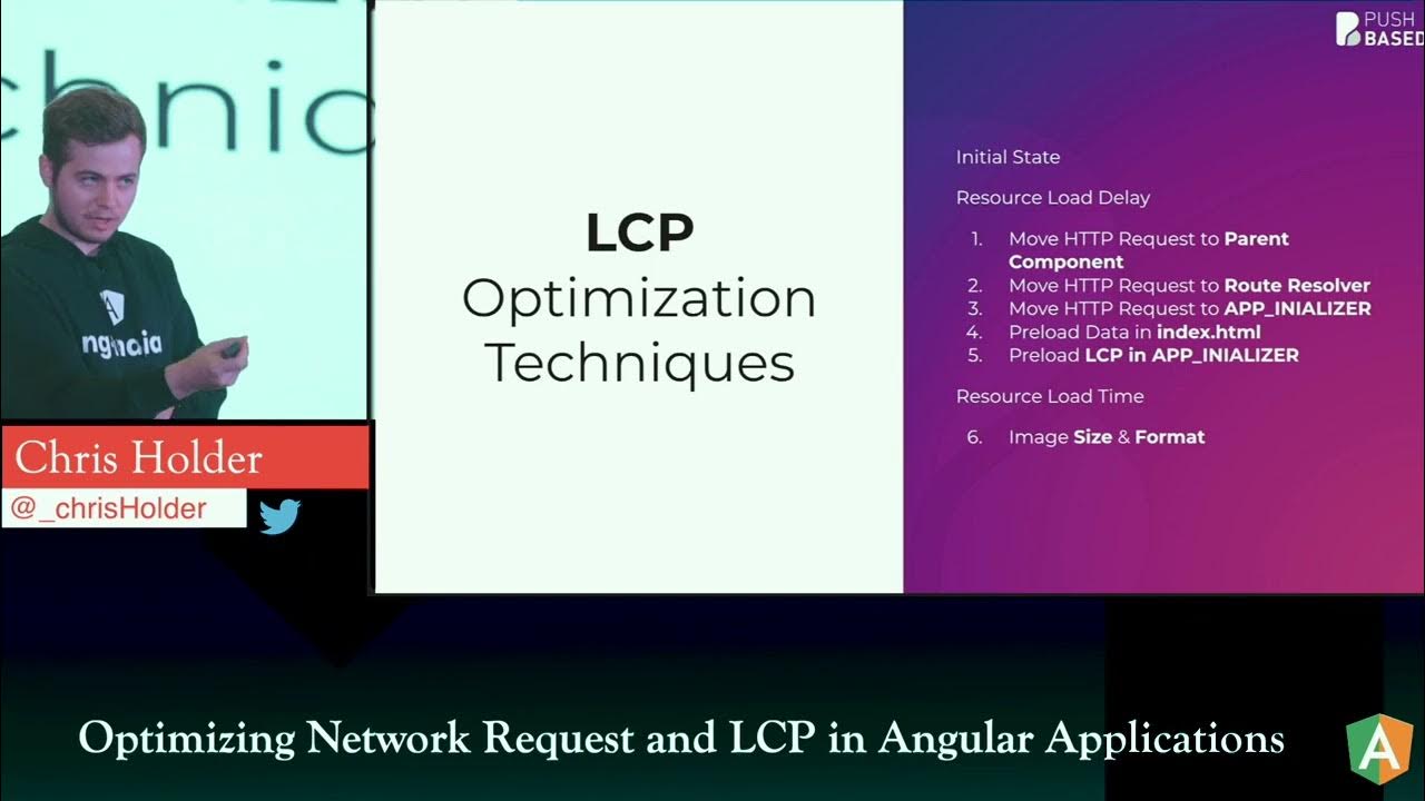 ng-India 2023 | Optimizing Network Request and LCP in Angular Applications by Chris Holder - YouTube
