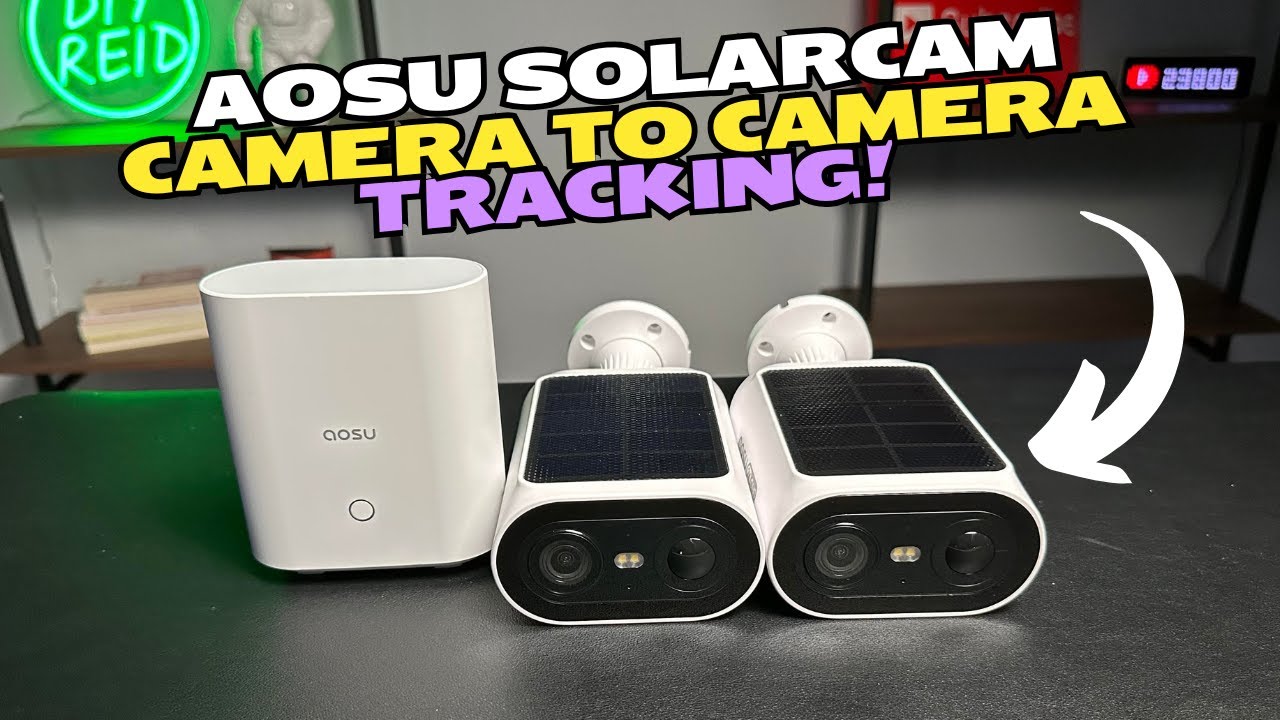 AOSU SolarCam P1 SE Home Security System - Camera to Camera Tracking ...