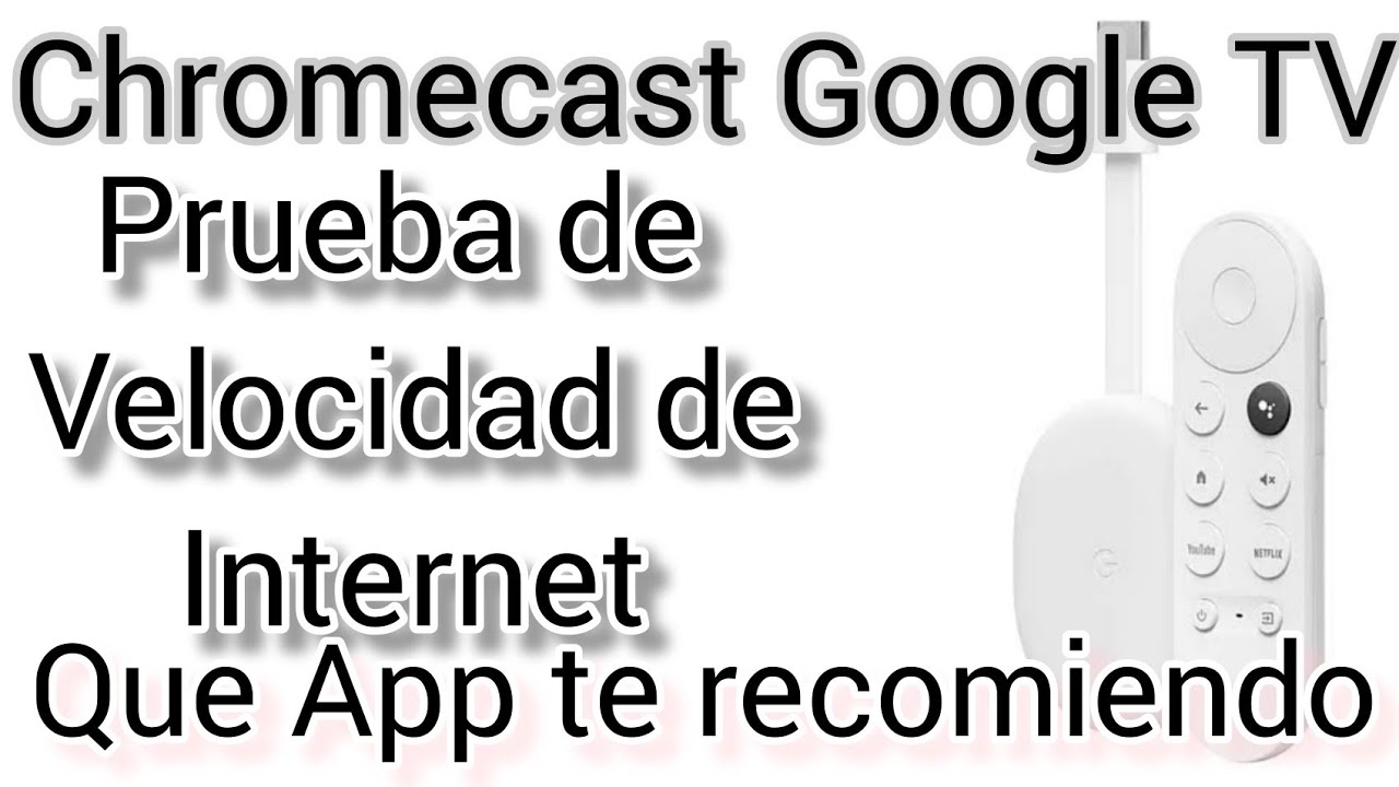 Chromecast Google TV prueba de velocidad de internet - YouTube