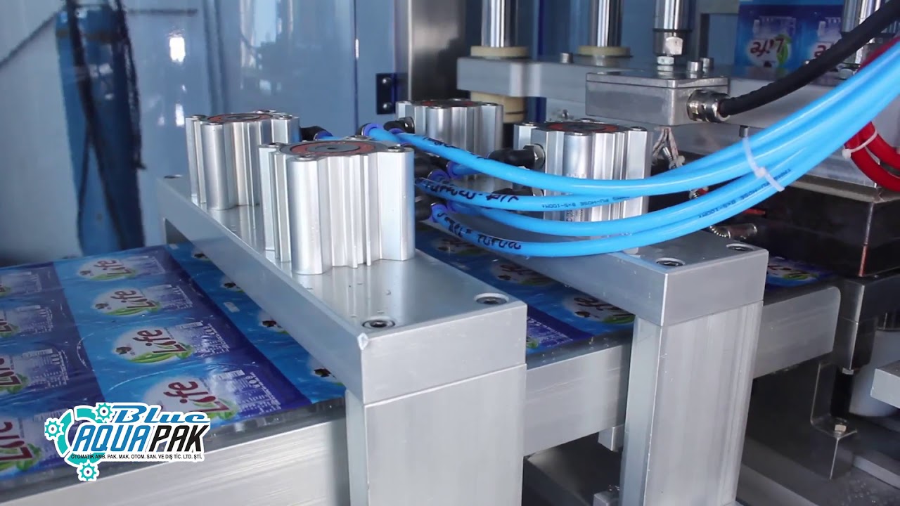 Blue Aqua Pak Machine d'emballage Serie MAY - YouTube