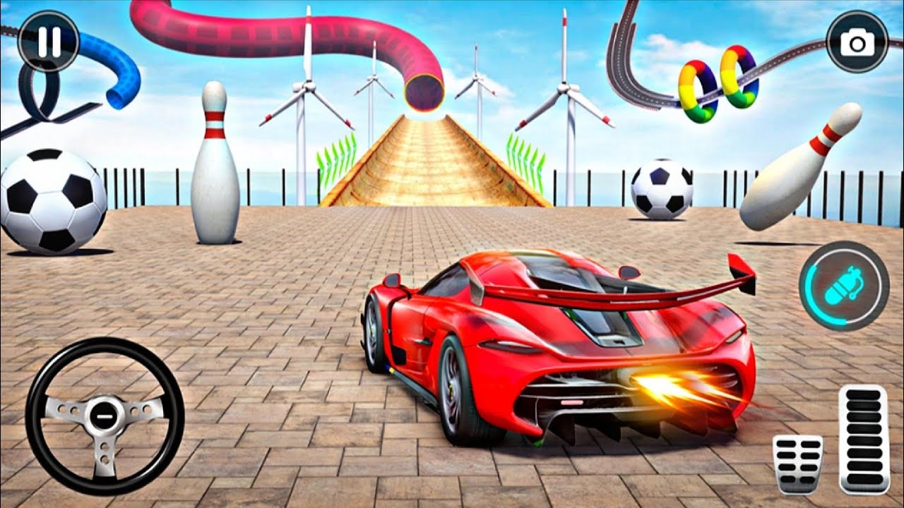 Impossible Mega Ramp Vs Extreme Crazy Mega Ramp Car Racing Gameplay ...