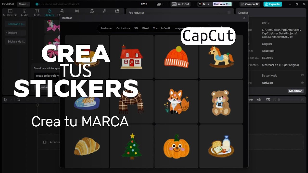 ️Como CREAR Tus Propios STICKERS en CapCut - YouTube