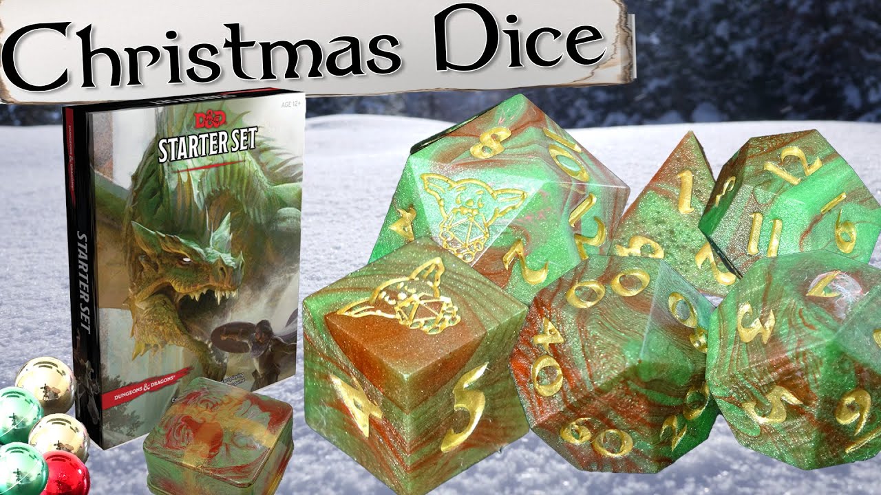 Christmas Dice | Making A Better D&D Starter Set - YouTube
