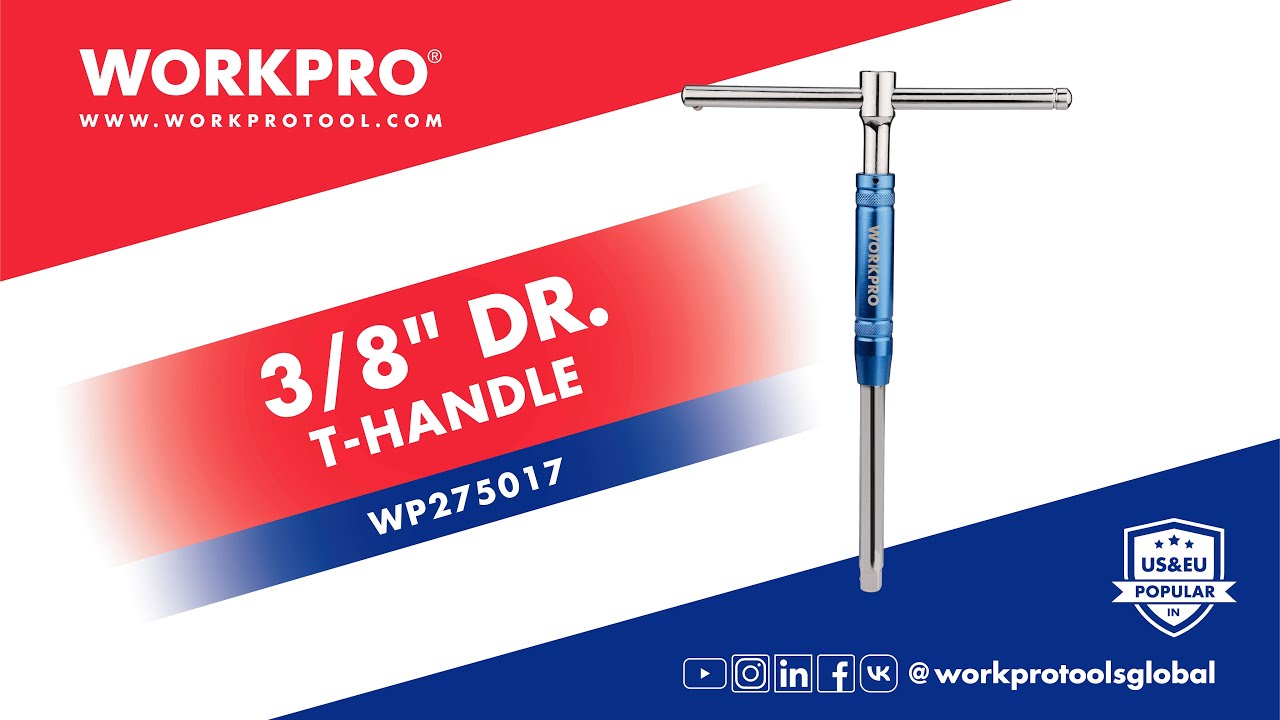 WORKPRO T-handle Drive - YouTube