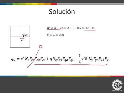 Cimentaciones con excentricidad en una dirección - YouTube
