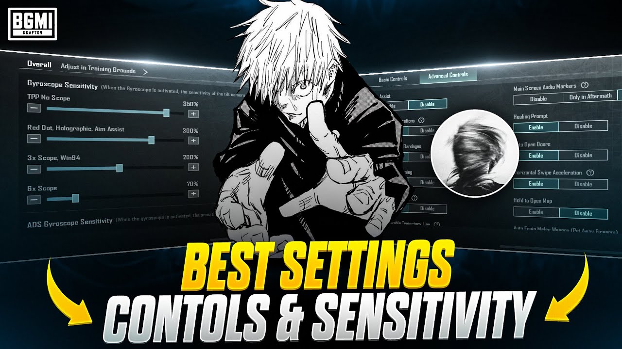 OTRA 4 Finger Claw CONTROLS & SENSITIVITY ( Basic & Advance ) | Best All Settings | BGMI 🔱 - YouTube