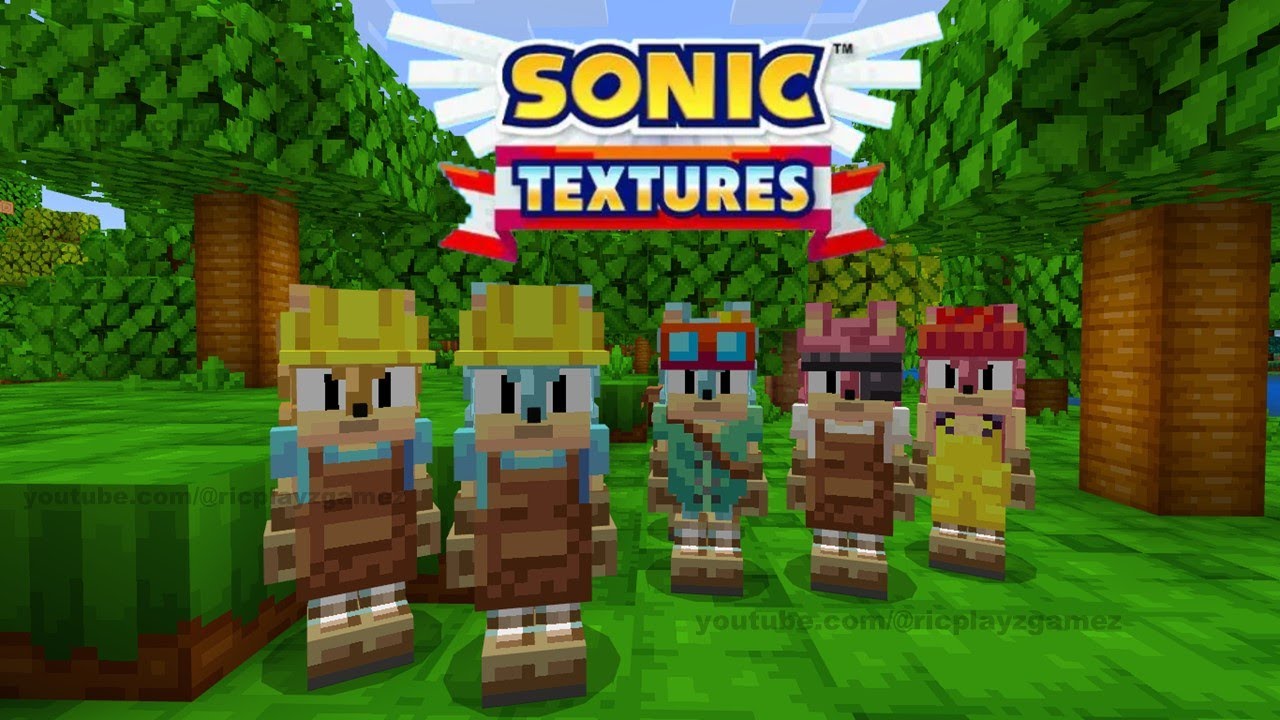 All Villager Biome Variants In Minecraft Sonic Texture Pack - YouTube