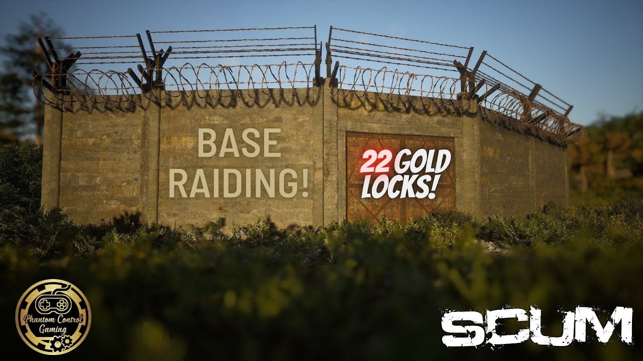 Base Raid In Scum, 22 Gold Locks Picked New Personal Record! Base ...