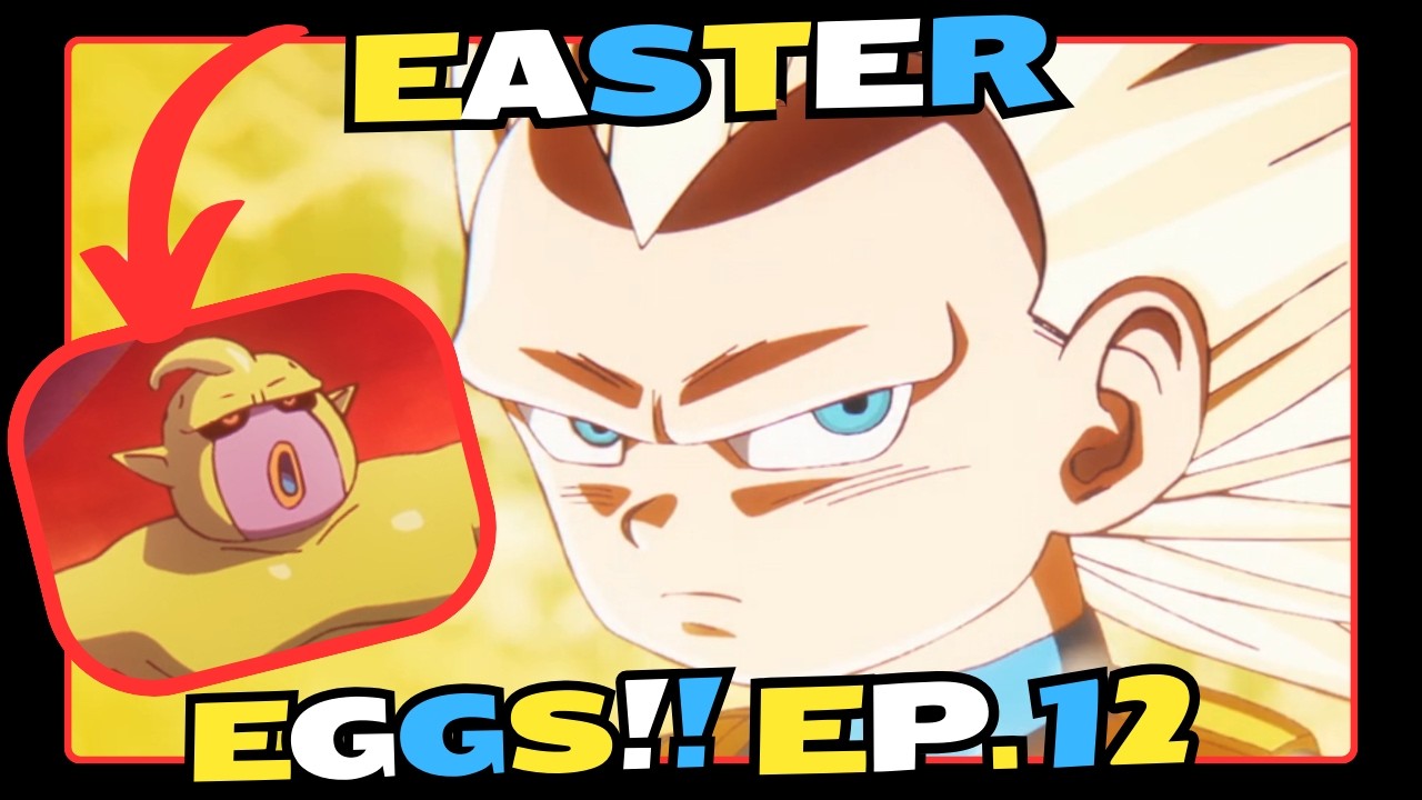 VEGETA GOES SSJ3!! DRAGON BALL DAIMA Episode 12 - (EASTER EGGS ...