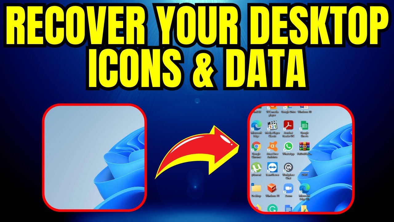 Desktop Icons Not Showing Windows 10 & 11 || Show & Hide or Restore ...