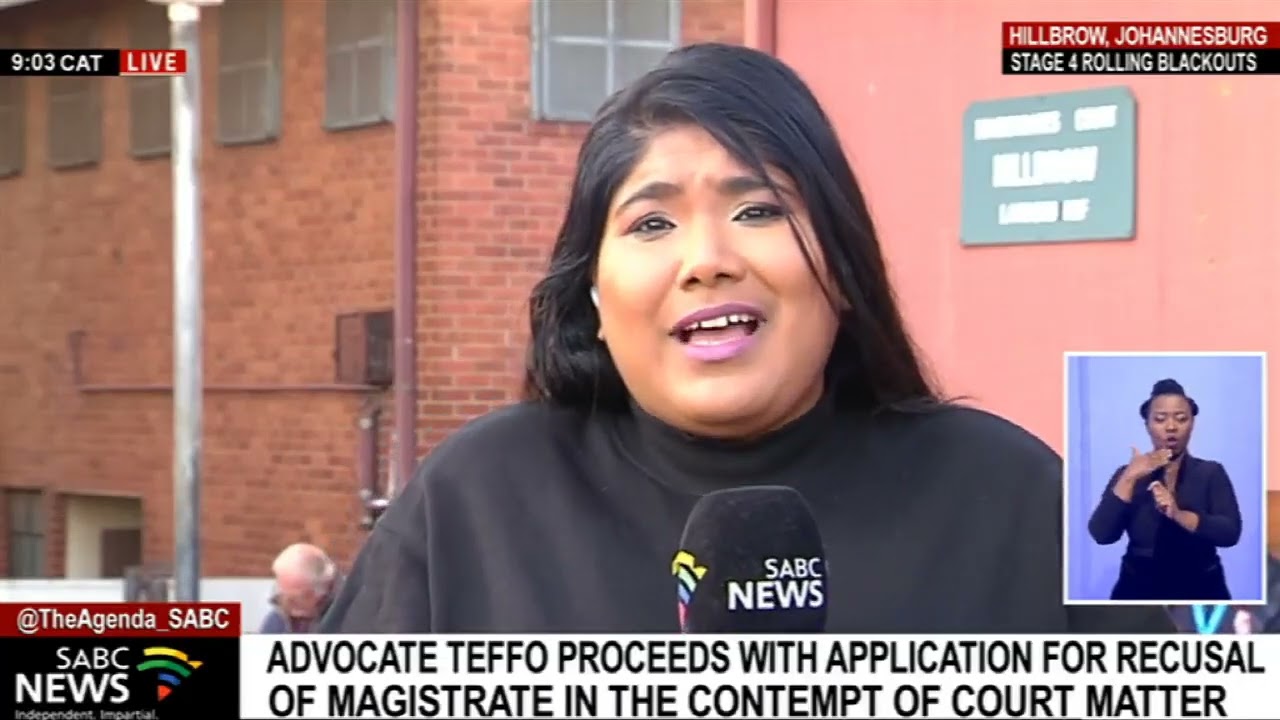 Advocate Malesela Teffo appearing in the Hillbrow Magistrate's Court on ...