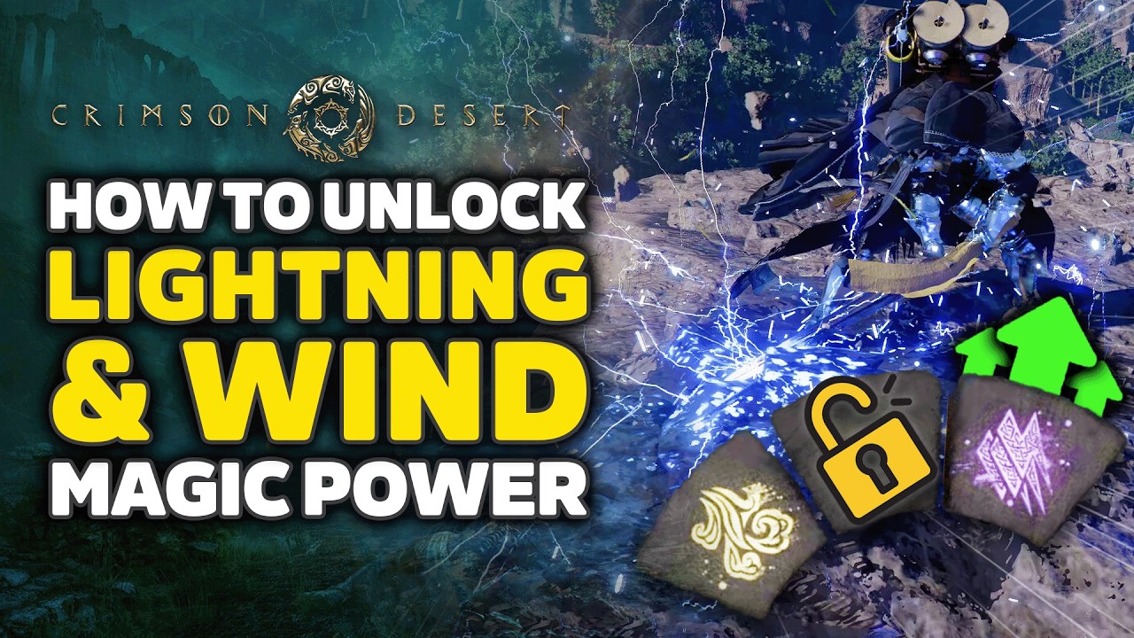 Crimson Desert How To Unlock Elements Lightning & Wind Magic - Full ...