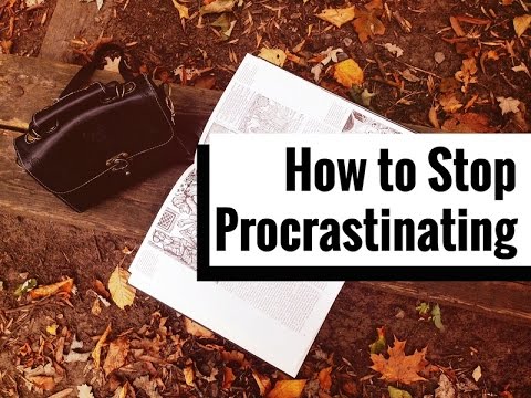 How to Stop Procrastinating // Symptoms & Solutions - YouTube
