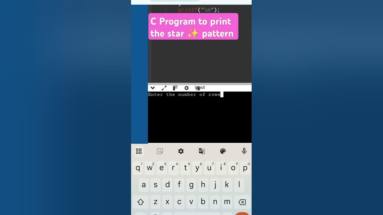 C Program To Print The Star Pattern Code Coding Programminglanguage Cprogramminglanguage