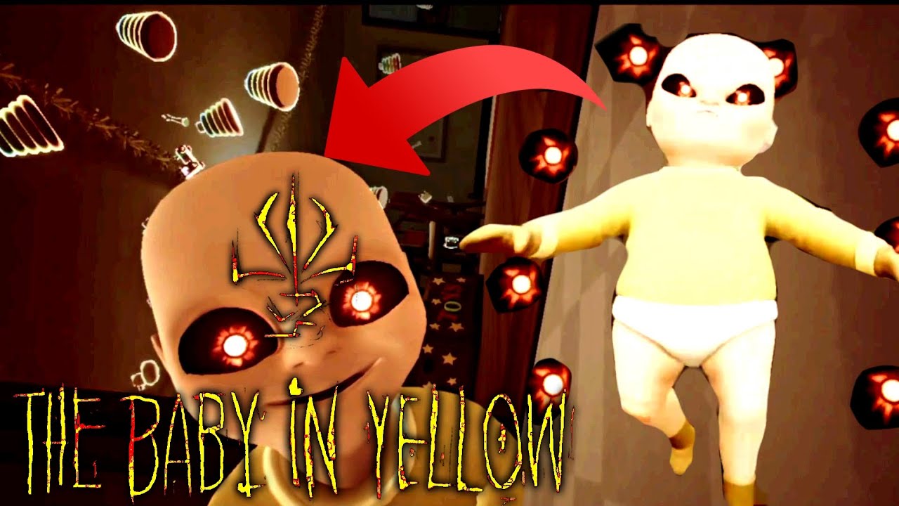 Evil Baby ☠️|| Baby In Yellow || Scary 🔥game lots of fun #gameplay ...