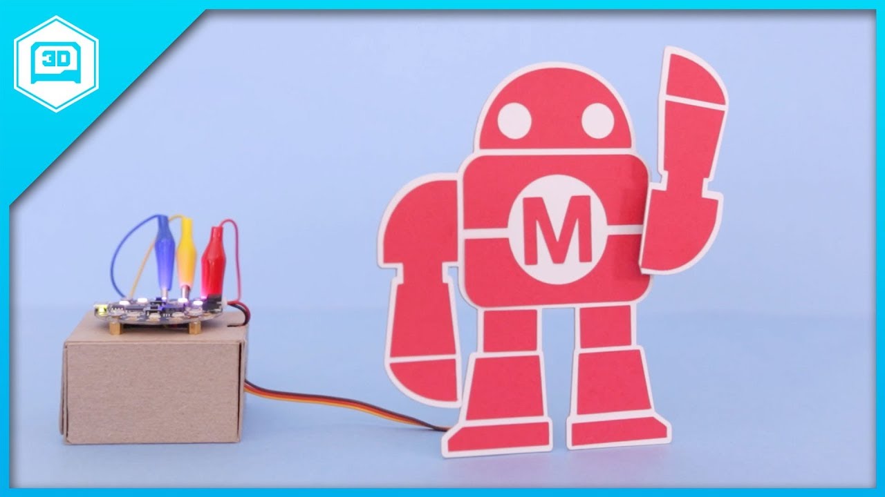 Waving Makey with Circuit Playground - PaperCraft - YouTube