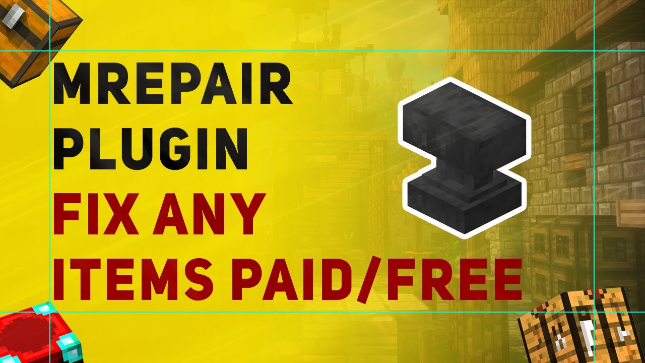 MRepair Plugin For Fixing Items In Minecraft | Command To Fix Items In ...