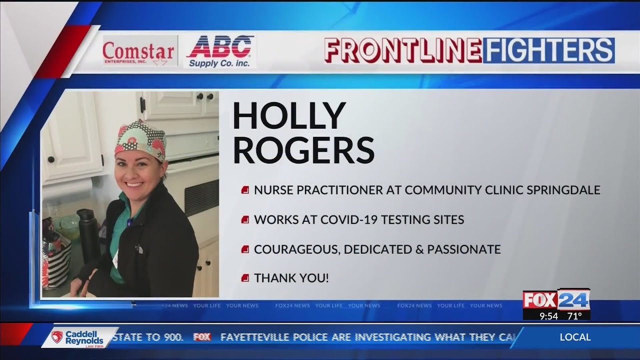 Frontline Fighter Holly Rogers is a nurse practitioner - YouTube