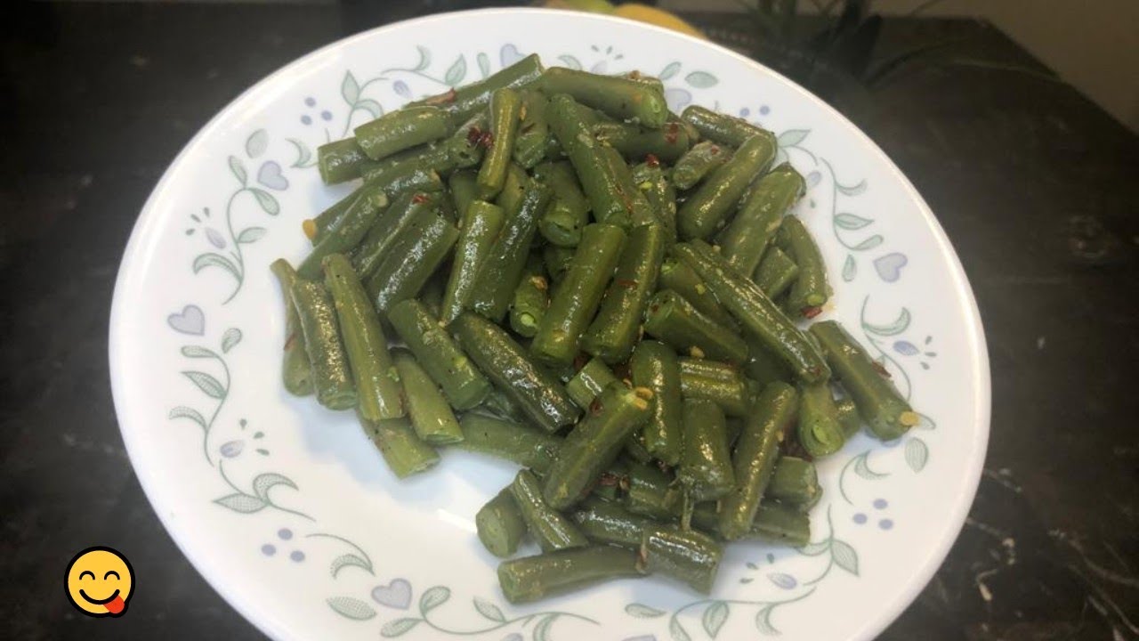 como cocinar ejotes -green beans recipe - YouTube