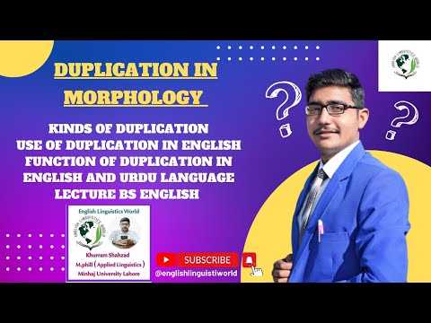 Duplication || Morphological Duplication|| Types of Duplication ...