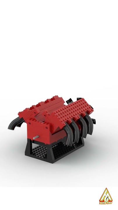 Supercharged V8 Engine #supercharged #v8 #lego #ironman #robot # ...