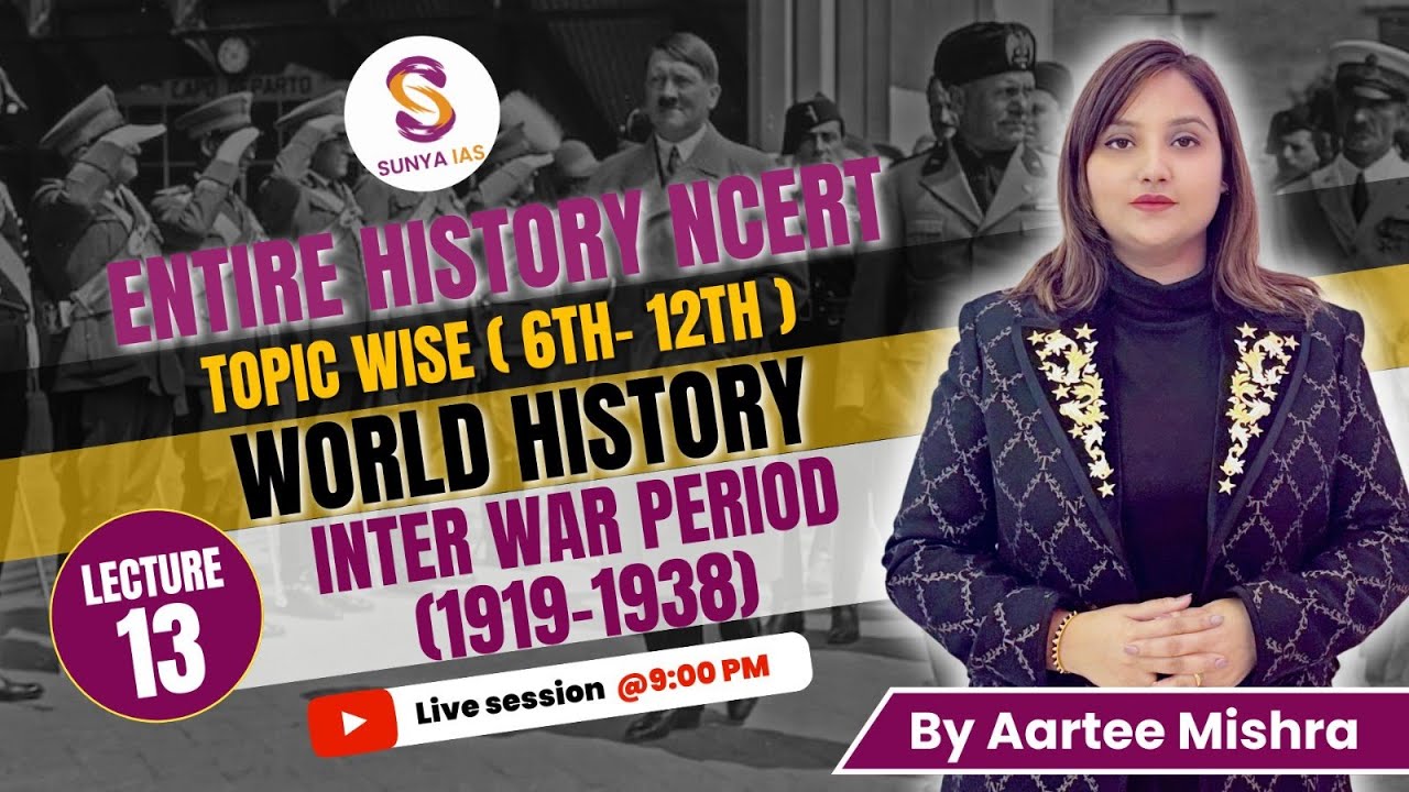 L13 | Inter War Period (1919-1938) | World History | 6th-12th | NCERTs ...