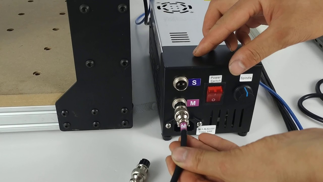 Share with you a CNC router connection REDSAIL RS4040 CNC - YouTube