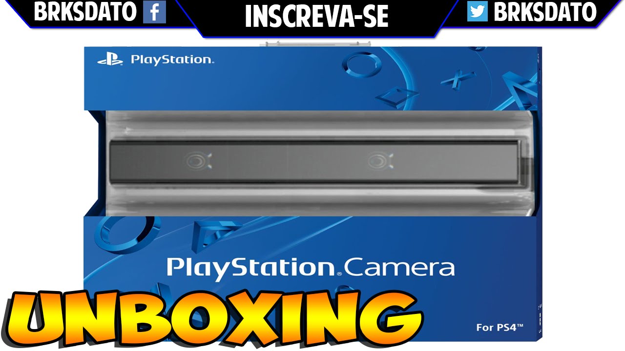 UNBOXING PS4 EYE CAMERA DO PS4 - YouTube