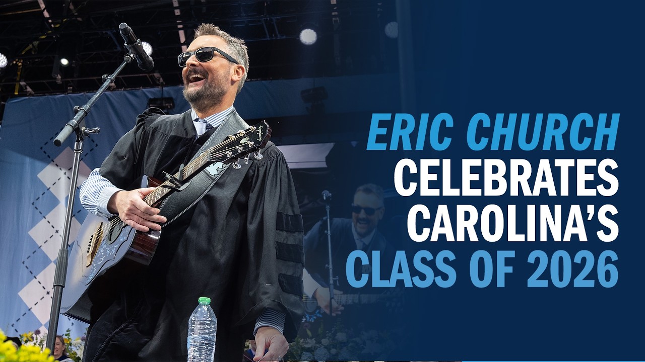 Eric Church's 2026 UNC commencement speech strikes chord. Watch it