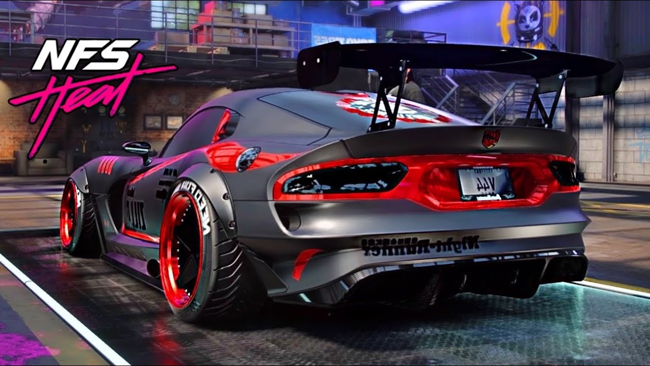 Dodge SRT viper GTS customization and gameplay NeedForSpeed HEAT - YouTube