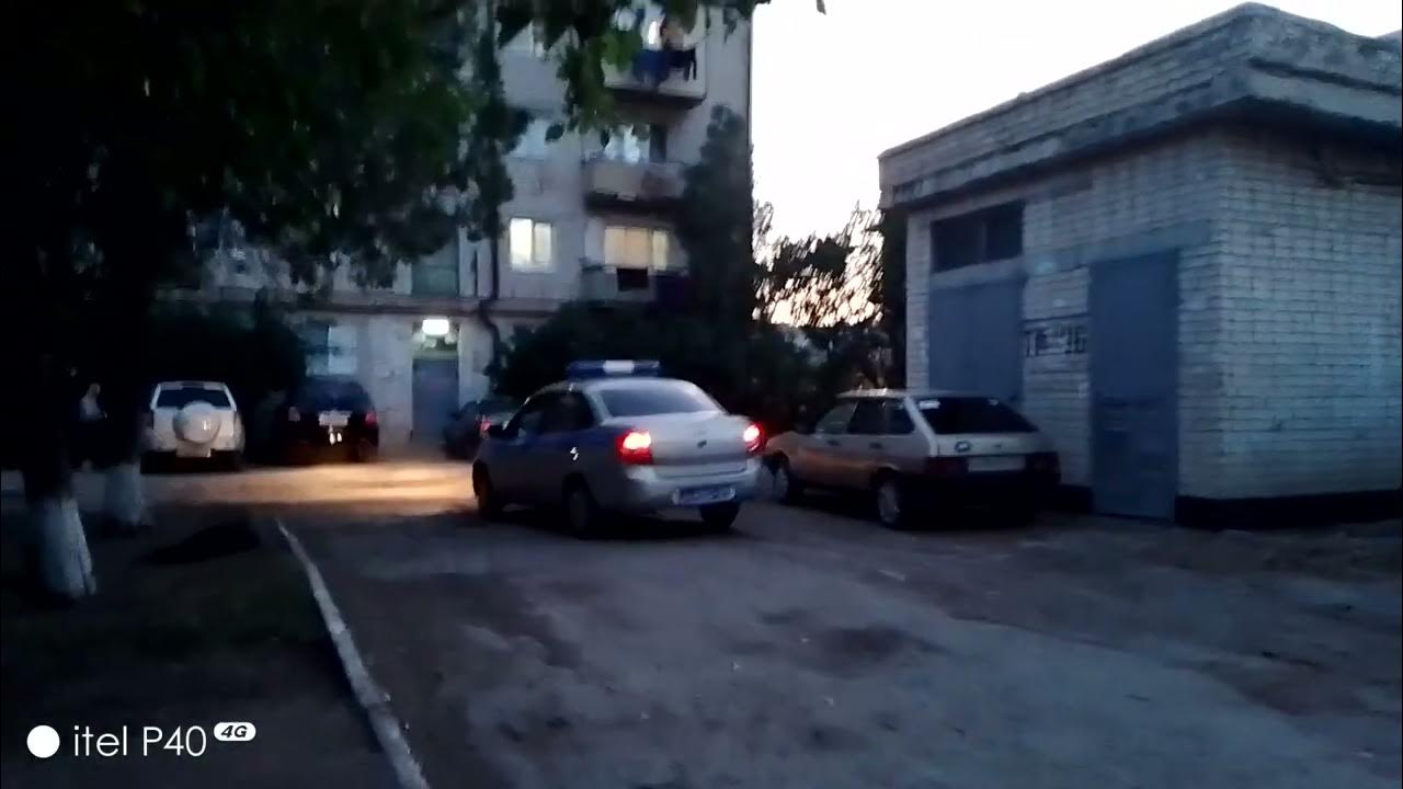 полицейская машина Лада Гранта - YouTube