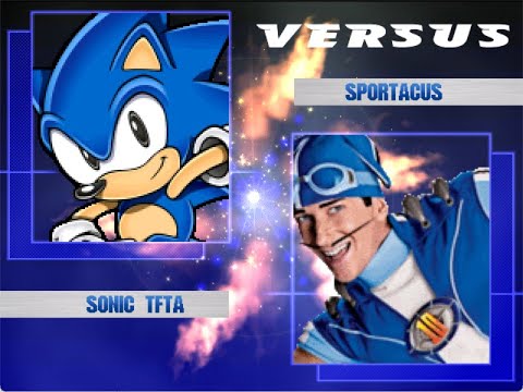Mugen Battle Sonic TFTA Vs Sportacus - YouTube