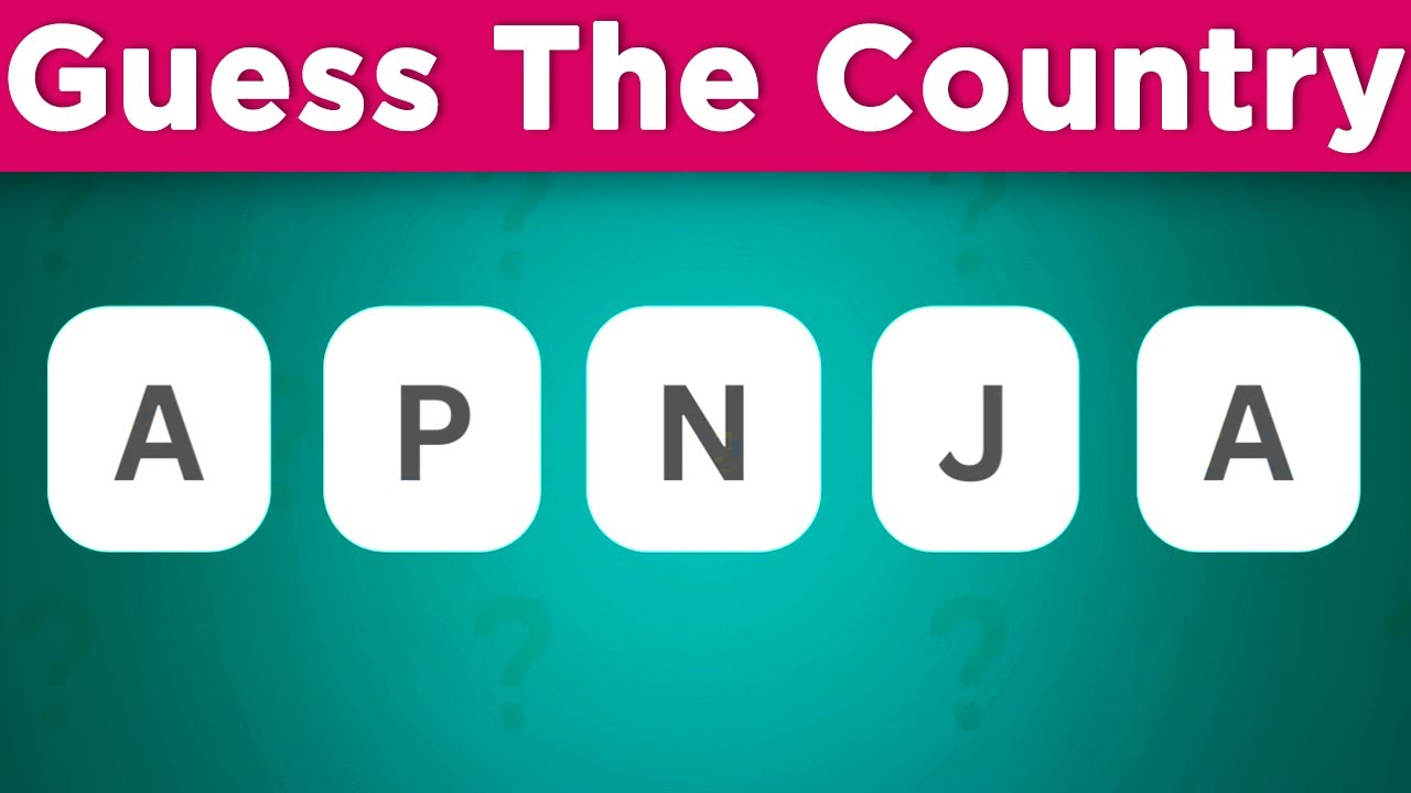 Country Name Unscramble Challenge Test Your Geography Knowledge YouTube country-name-unscramble-challenge-test-your-geography-knowledge-youtube