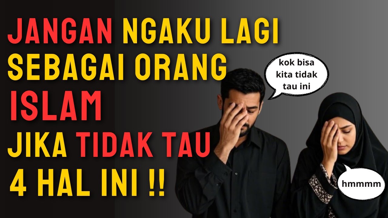Jangan Ngaku Orang Islam Jika Tidak Tahu 4 Hal Ini Hikmah Tumakninah ...