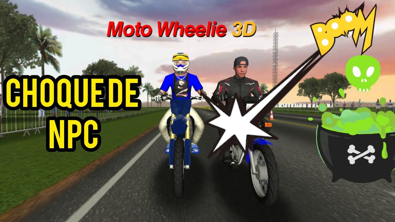 Chocan los NPC en Moto wheelie 3d vol.78 - YouTube