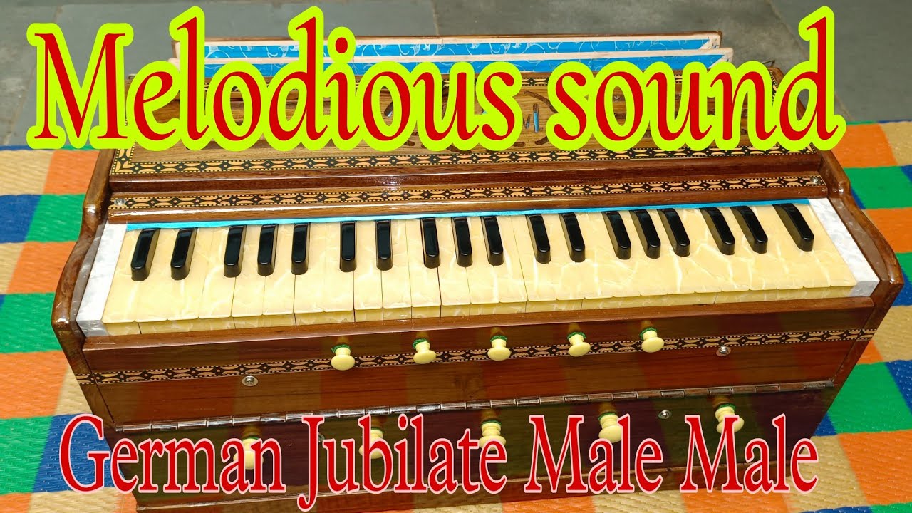 German Jubilate Male Male Harmonium। Sold। Bombay Vertical Model ...