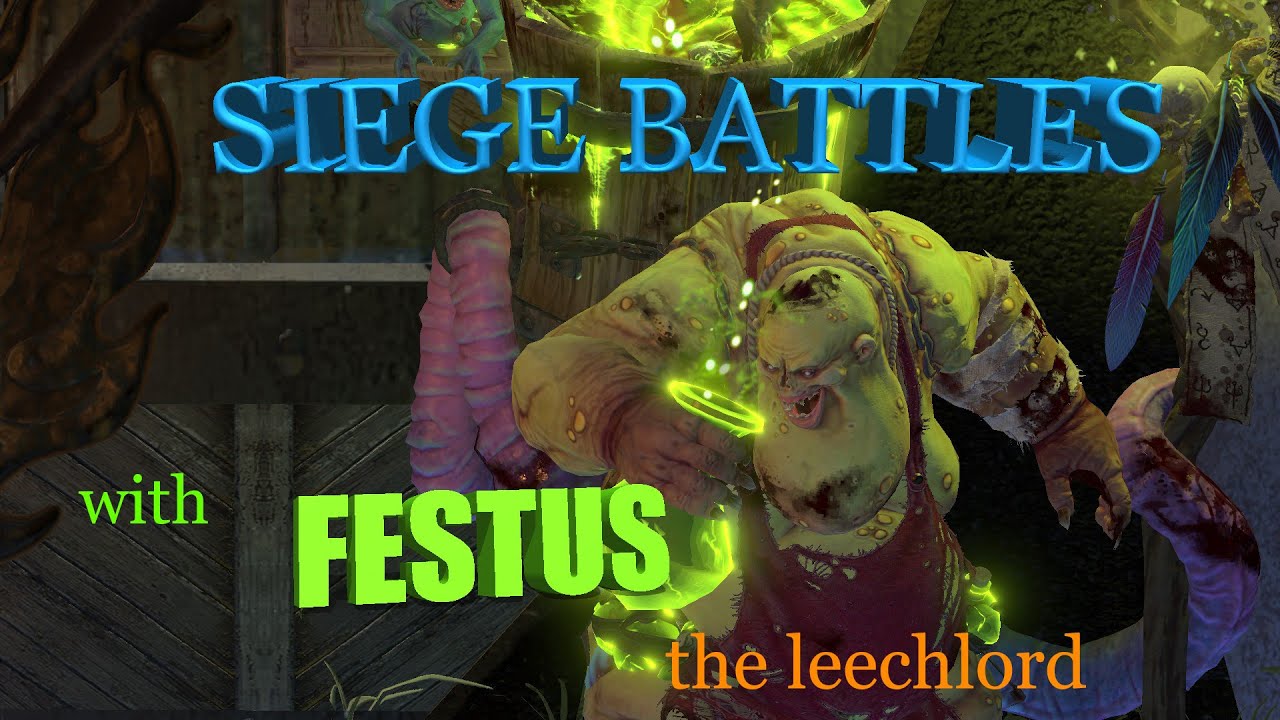 Total War Warhammer 3: Siege Battles with Festus the Leechlord in ...